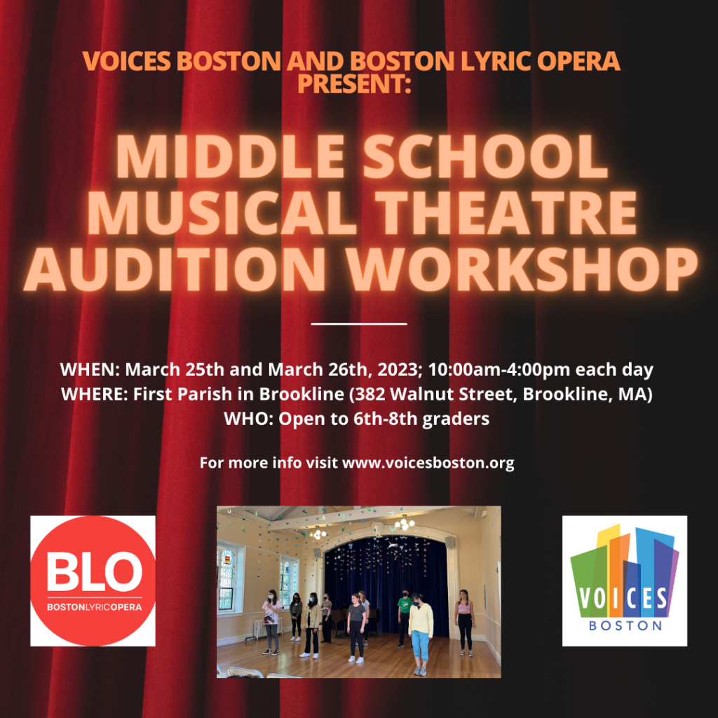 BLO Middle School Musical Theatre Workshop - Voices Boston